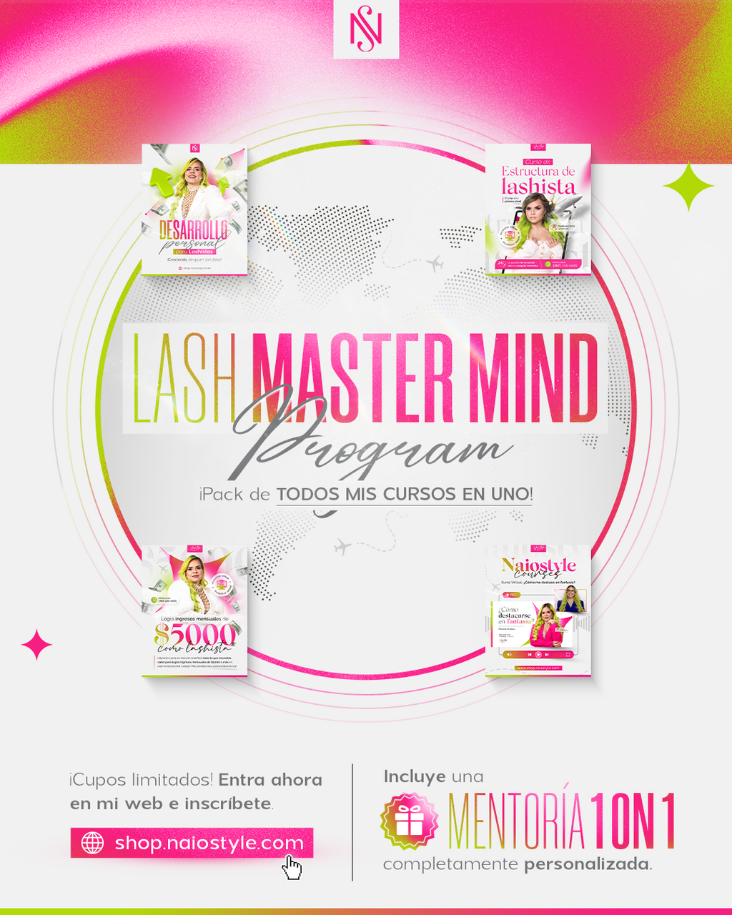 CURSO Lash Master Mind Program – Naiostyle
